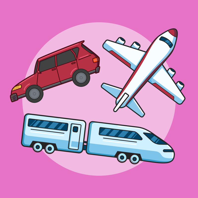 Planes Trains And Automobiles Clipart