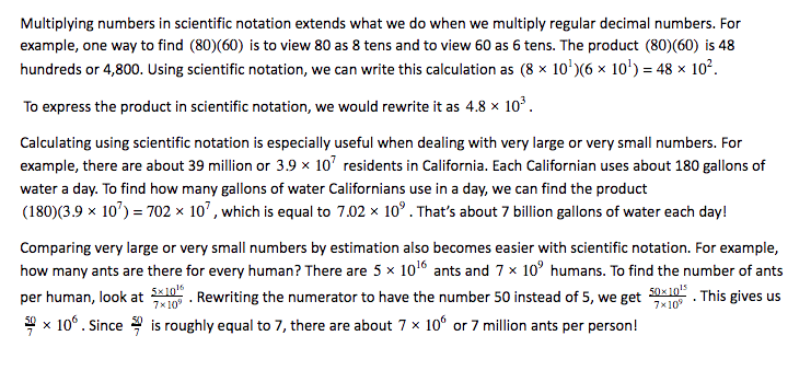 IM 8.7.14 Multiplying, Dividing, and Estimating with Scientific ...