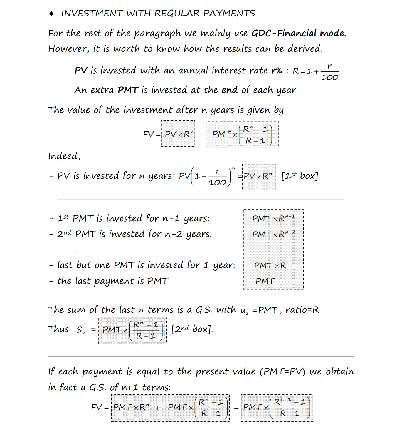 Fv Pv Formula