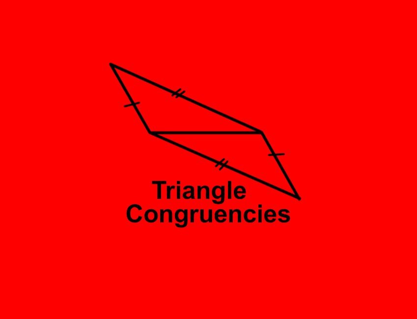 Geometry Triangle Congruent Proofs (part 1) • Teacher Guide