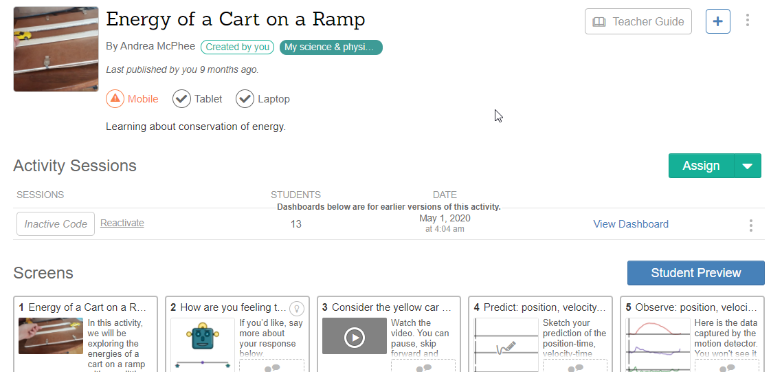 Using Desmos for Physics • Teacher Guide