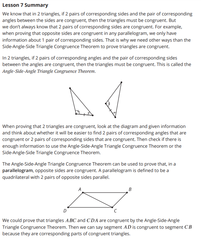 Define Corresponding Sides