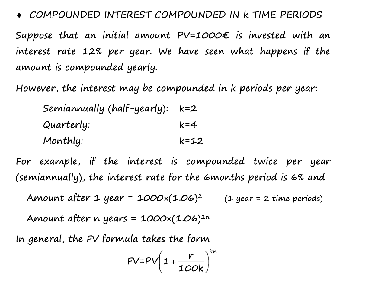 Fv Pv Formula