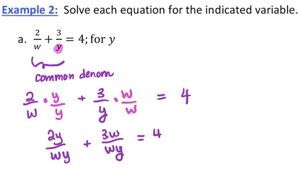 Algebra 2 Formulas