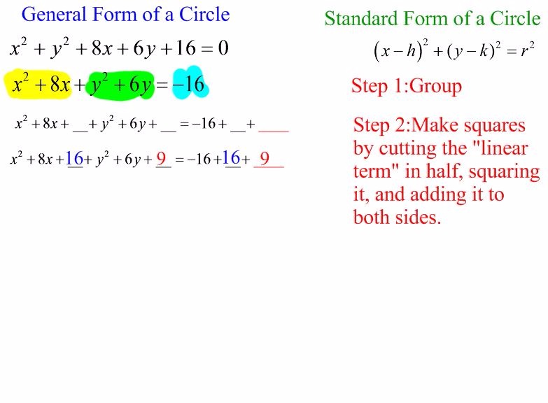 32 Standard Form Circle Calculator ShaneHouston