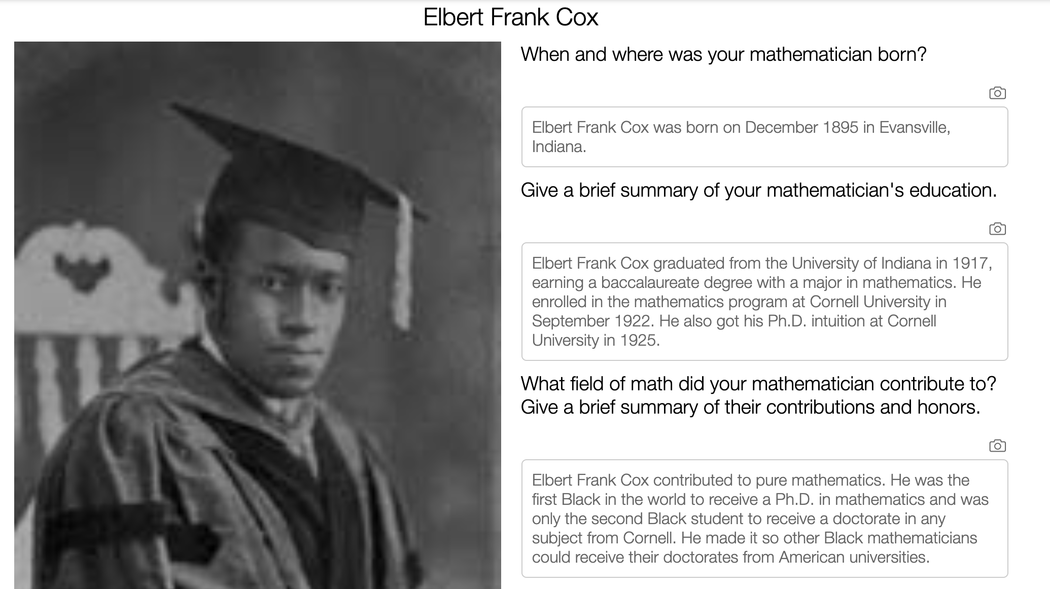 Elbert Frank Cox