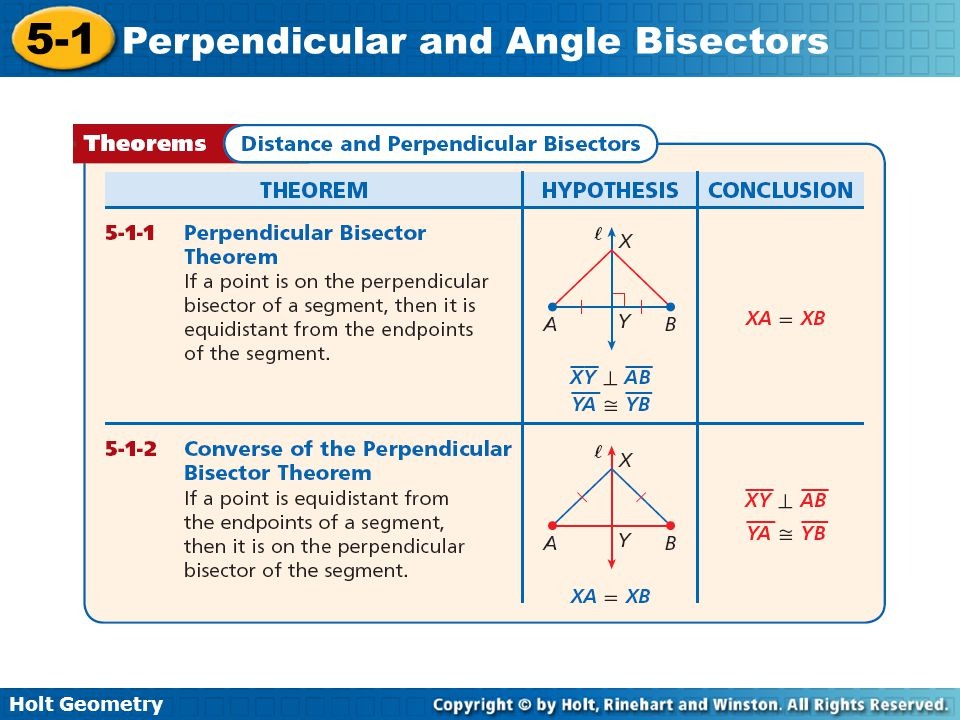 Perpendicular Bisector Of A Triangle